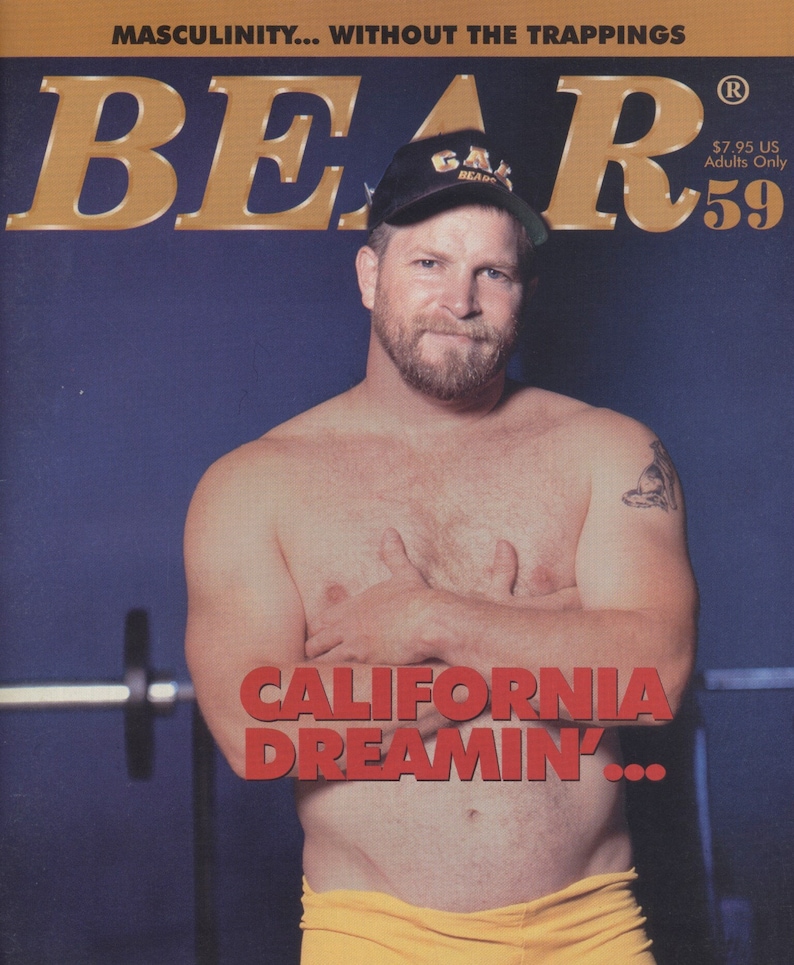 BEAR MAGAZINE 59 Vintage Hirsute Homosexual Beefcake - Etsy