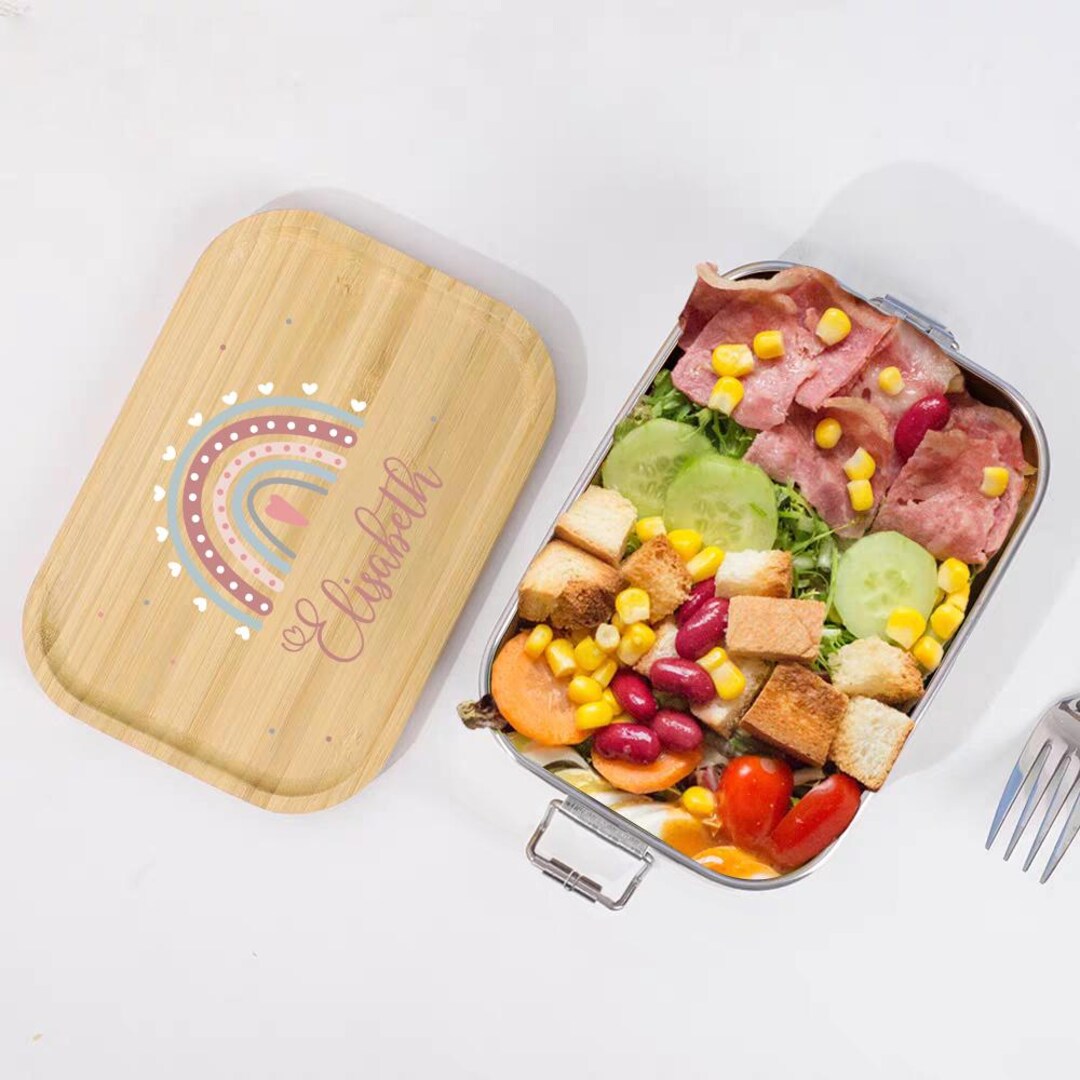 Personalized Lunch Box for Children Custom Stainless Steel Lunch Box ...