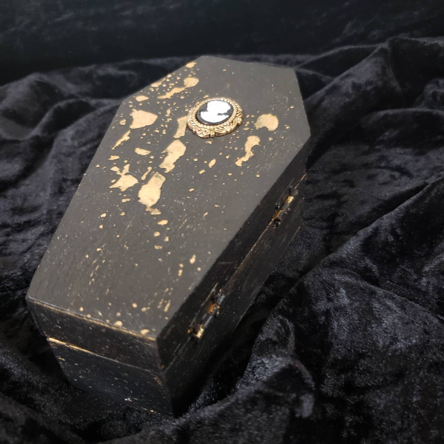 Gothic Dark and Dramatic Coffin Trinket Box Valloween Decor - Etsy