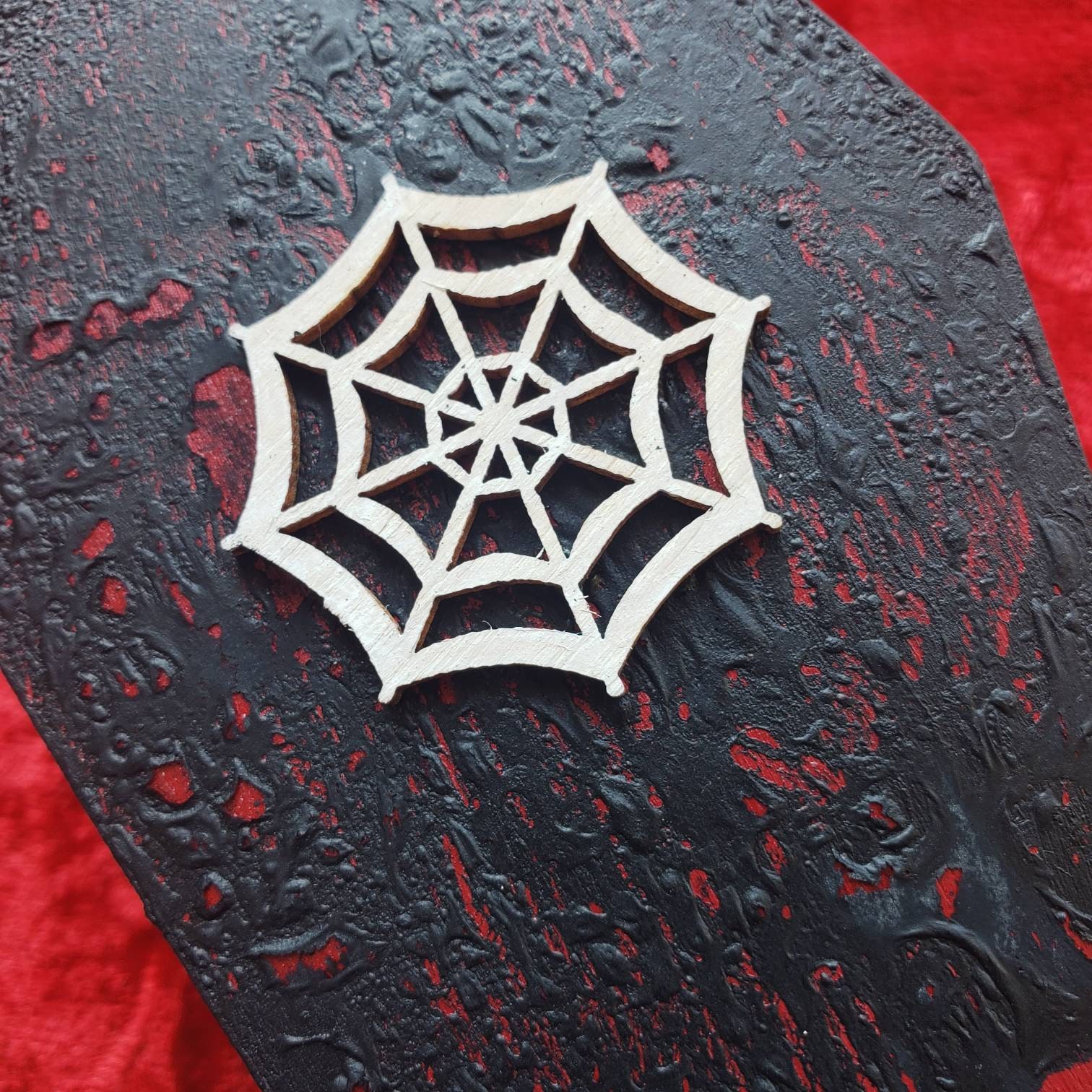 READY to SHIP Halloween Victorian Gothic Coffin Wedding Ring Box Ring ...