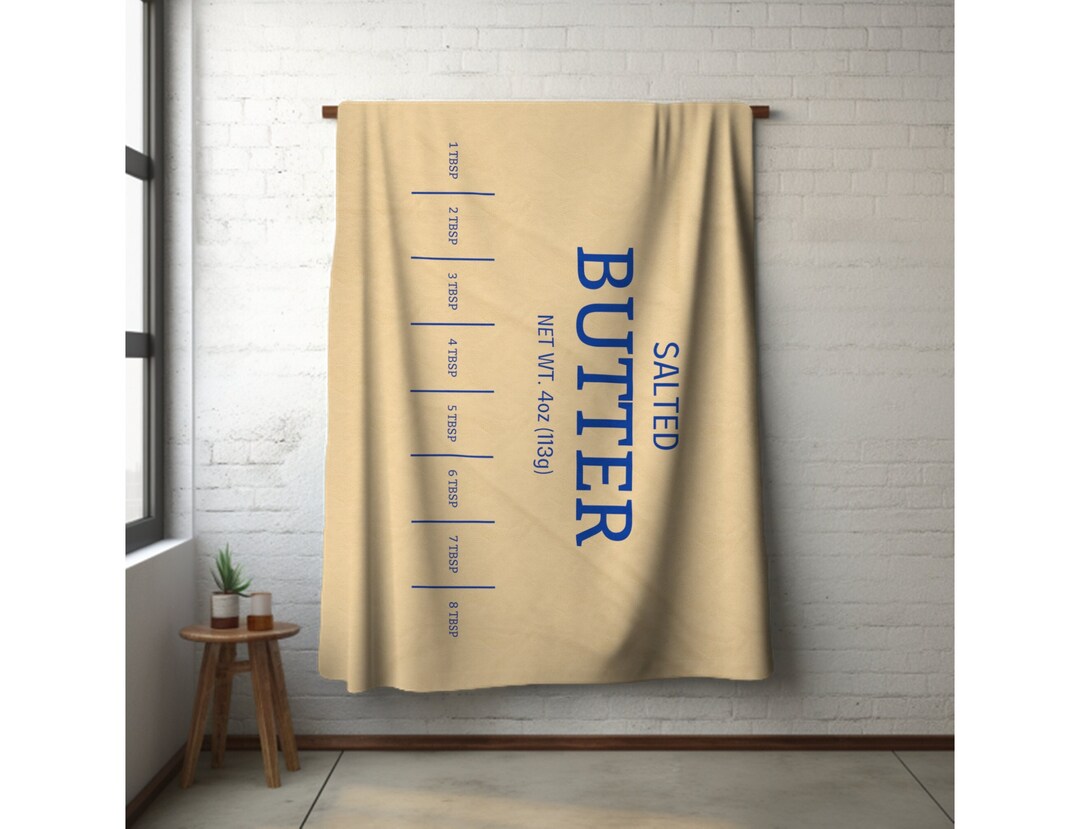 Butter Blanket | Fun Baker Gift | Stick of Butter Plush Throw | Funny ...