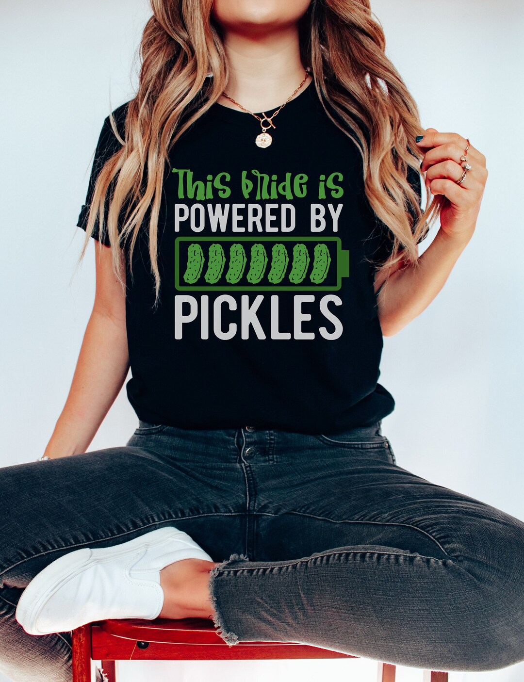 Bride Pickles Shirt | Powered by Pickles Wedding Gift | Funny Tshirt ...