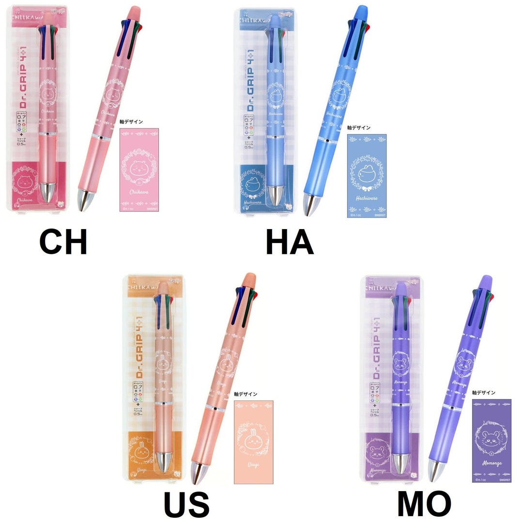 Pilot Dr. Grip 4+1 5-way Multi Pen 4-color Ballpoint Pen Mechanical ...