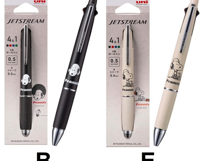 Uni Jetstream 4&1 5-way Multi Pen 4-color Ballpoint Pen Mechanical ...