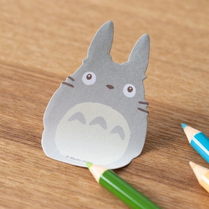 Die-cut Sticky Memo Notes Studio Ghibli Totoro Catbus Kiki's Delivery ...