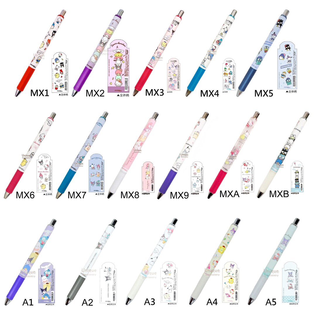 Pentel Energel 0.5mm Gel Pen Characters Anime Kawaii Comic Cute Cartoon ...