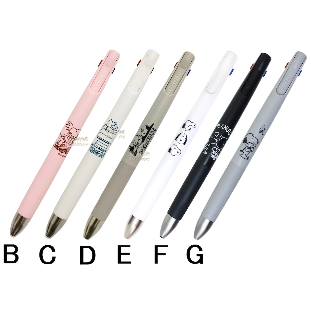 Zebra Blen 3C Multi Pen 3 Color Ballpoint Pen Snoopy Woodstock Charlie ...