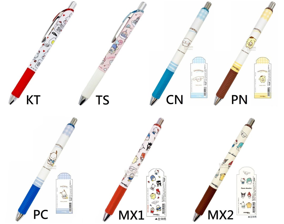 Pentel Energel 0.5mm Gel Pen Characters Anime Kawaii Comic - Etsy