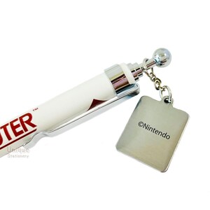Ballpoint Pen Black Ink With Metal Charm Nintendo NES Family Computer ...