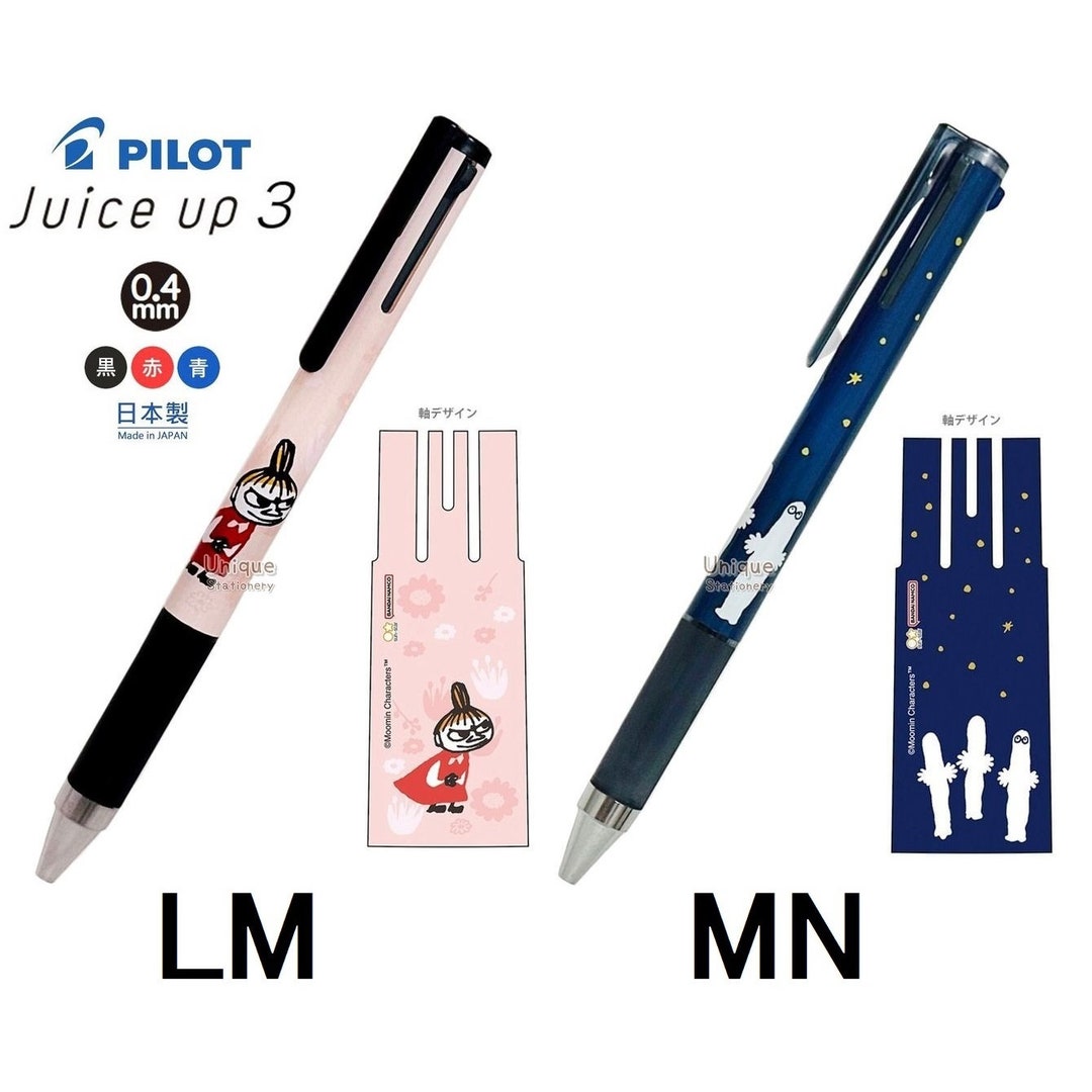 Pilot Juice up 3 0.4mm 3 Colors Gel Ballpoint Pen Moomin Little My ...