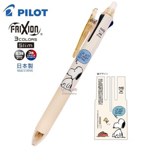 Pilot Frixion 3-way 3 Colors 0.38mm Erasable Ballpoint Pen Snoopy Comic ...