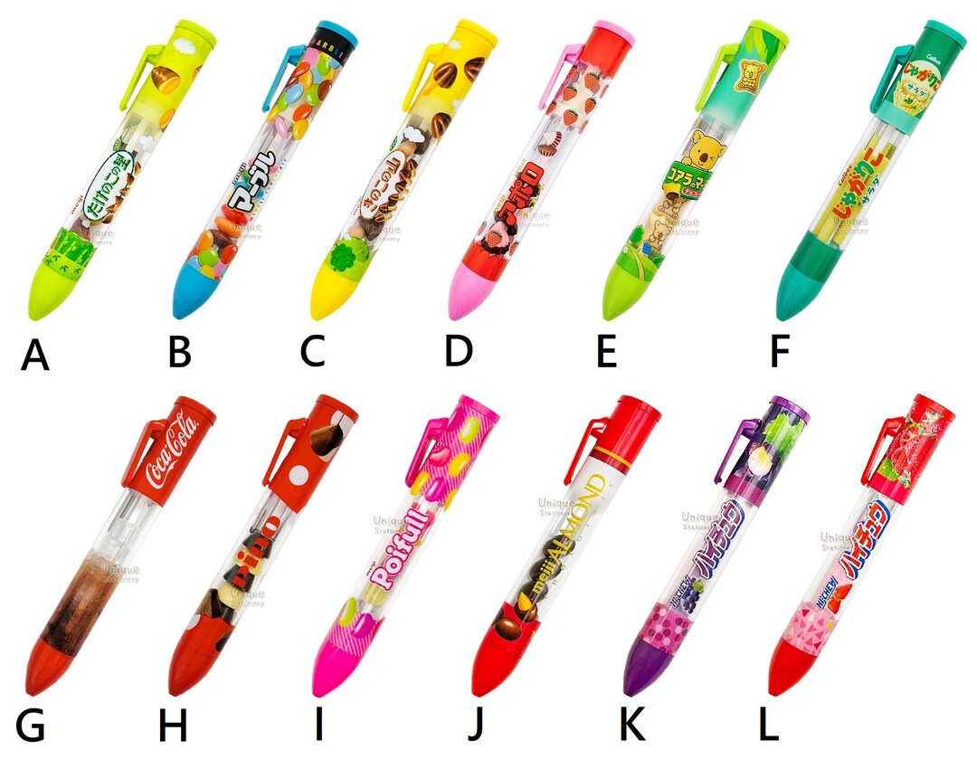 Meiji Snacks Japan Moving Charm Mascot Ballpoint Pen APOLLO - Etsy