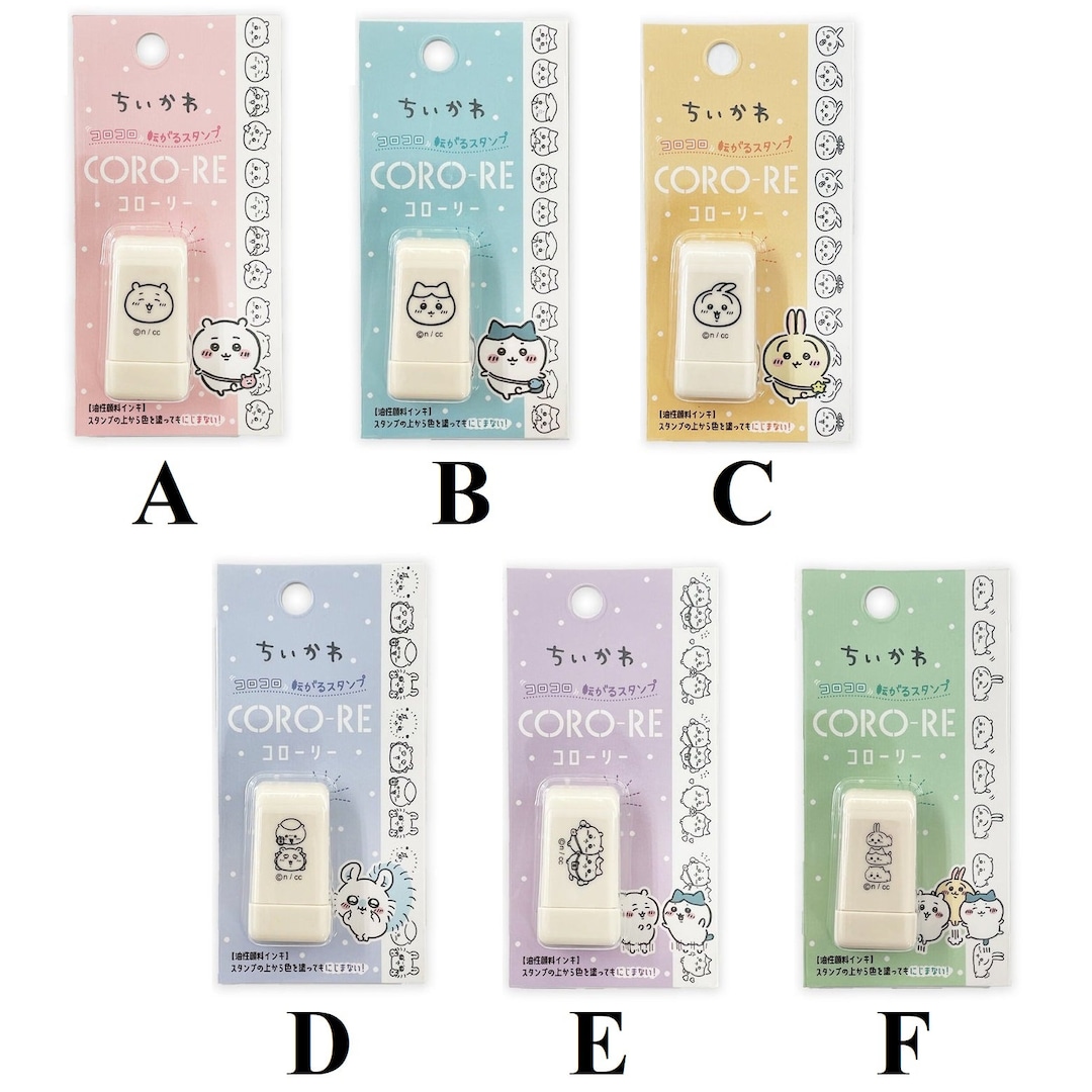 Coro-re Rolling Stamp Chiikawa Hachiware Usagi Momonga Kuri Manju Shisa ...