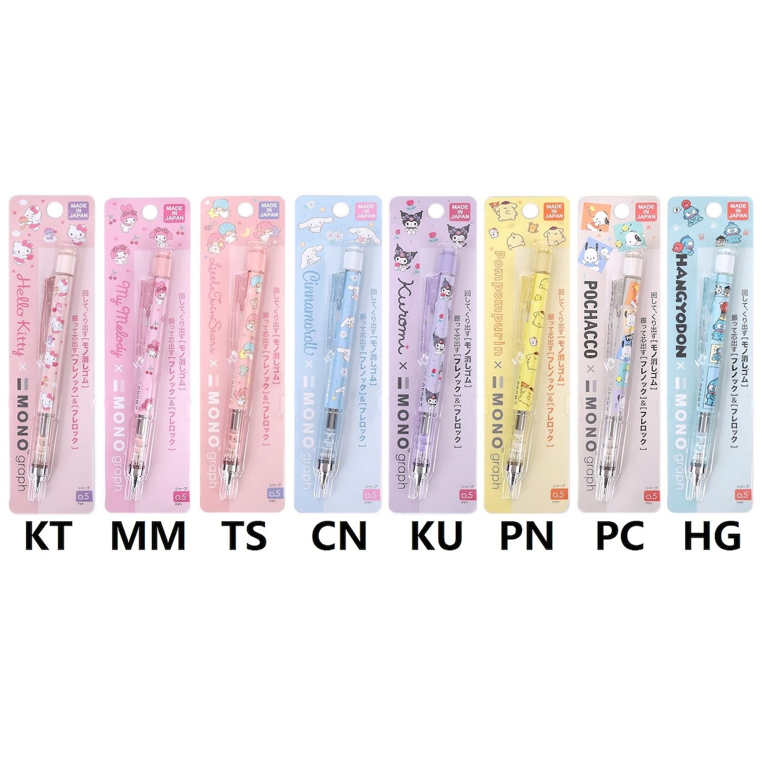Personnages TOMBOW MONO graphique 0,5 mm porte-mines Gomme Japon ...