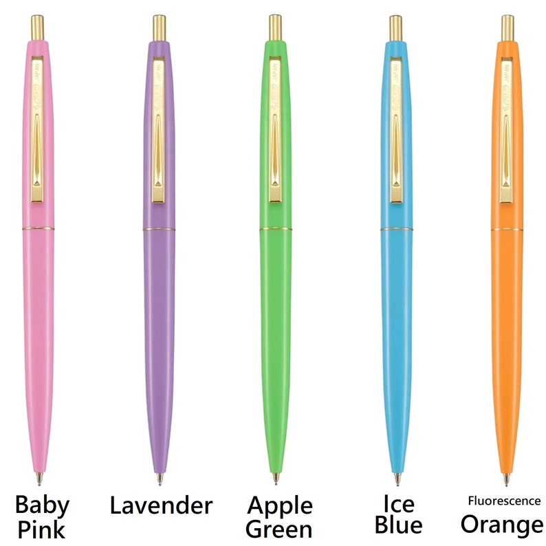 Bic Clic GOLD 0.5mm Ballpoint Pen With Black Ink Made in Japan Designed ...