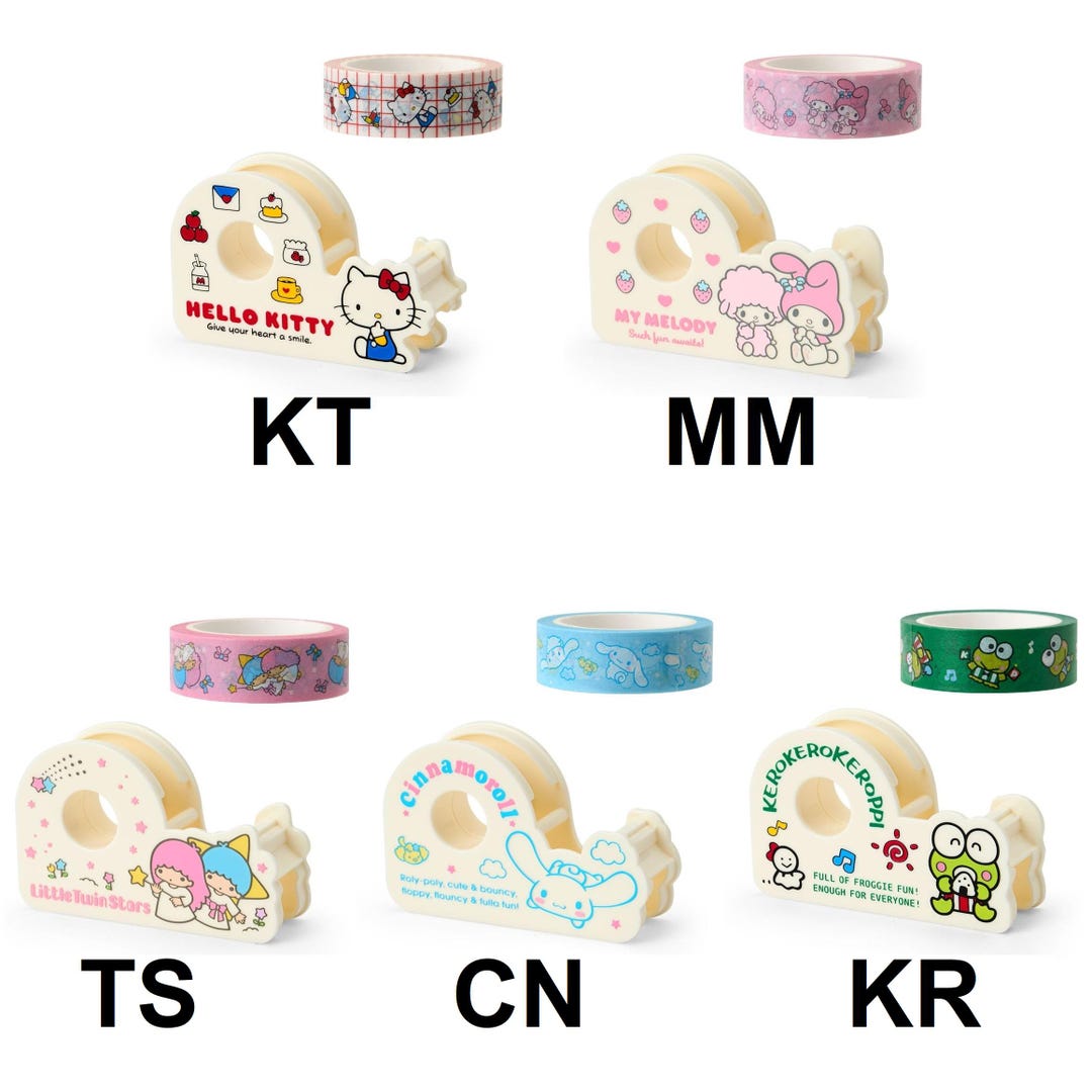 Masking Tape With Tape Dispenser MT Washi Tape Paper Sticker Japanese ...