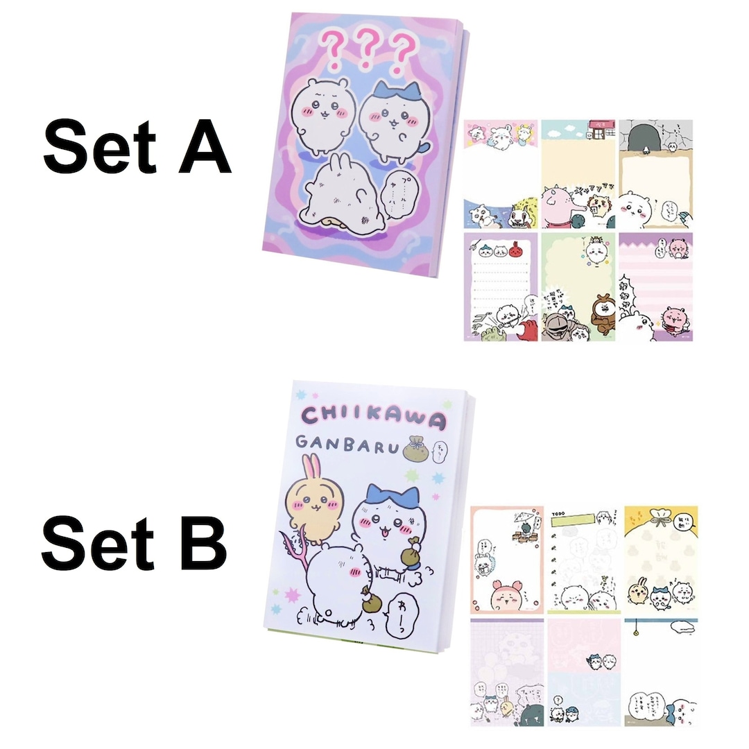 Chiikawa Usagi Hachiware Paper Memo Notepad - Etsy