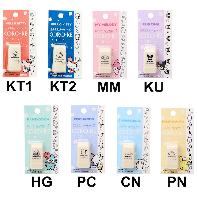 Coro-re Rolling Stamp Characters Anime Kawaii Comic Cute Cartoon Kamio ...