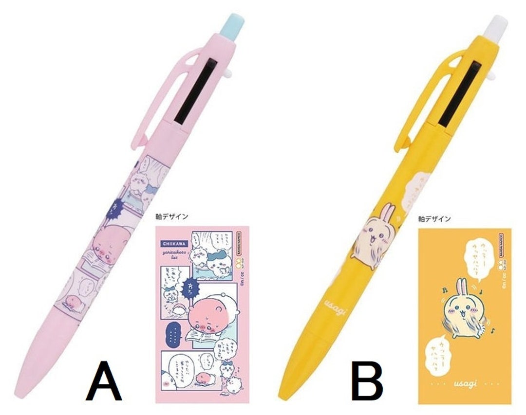 3-way Multi Pen 2-color Ballpoint + Mechanical Pencil Chiikawa Bear ...
