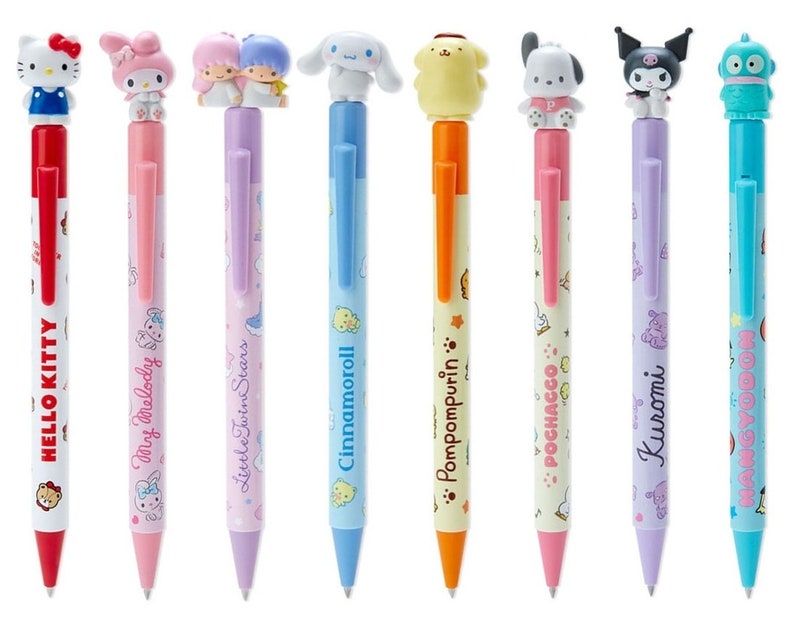 Characters Mascot Ballpoint Pen Japan Animation Anime Kawaii - Etsy
