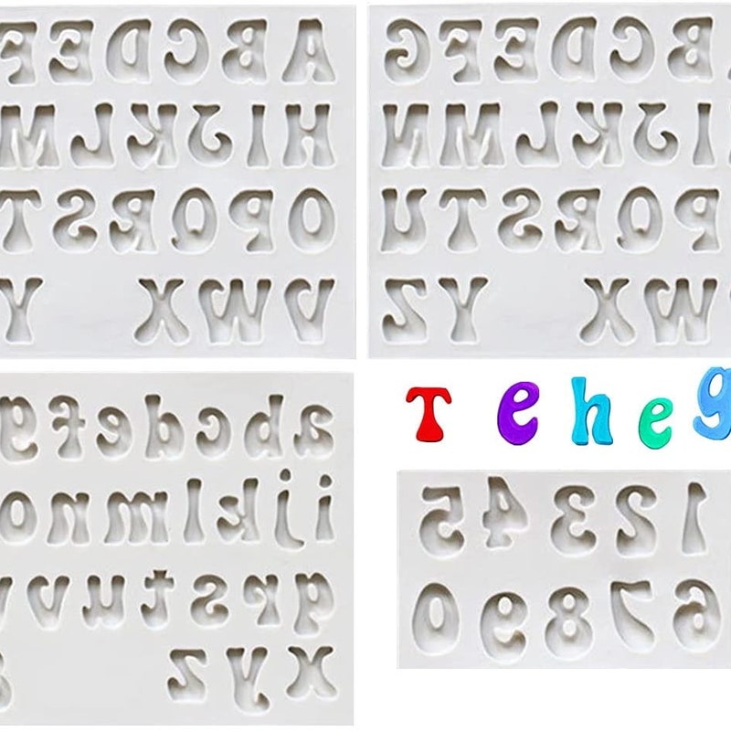 Silicone Number Moulds - Etsy