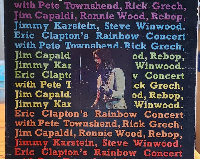 Eric Clapton Eric Clapton's Rainbow Concert 1973 RSO - Etsy