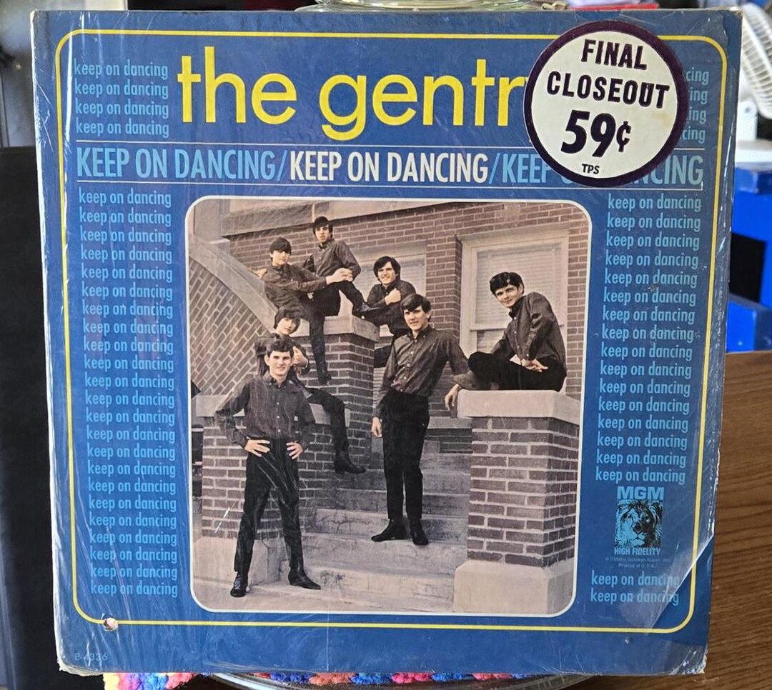 The Gentrys Keep on Dancing 1965 MGM Records LEGIT First MONO Pressing/in Shrink/pricing Sticker ...