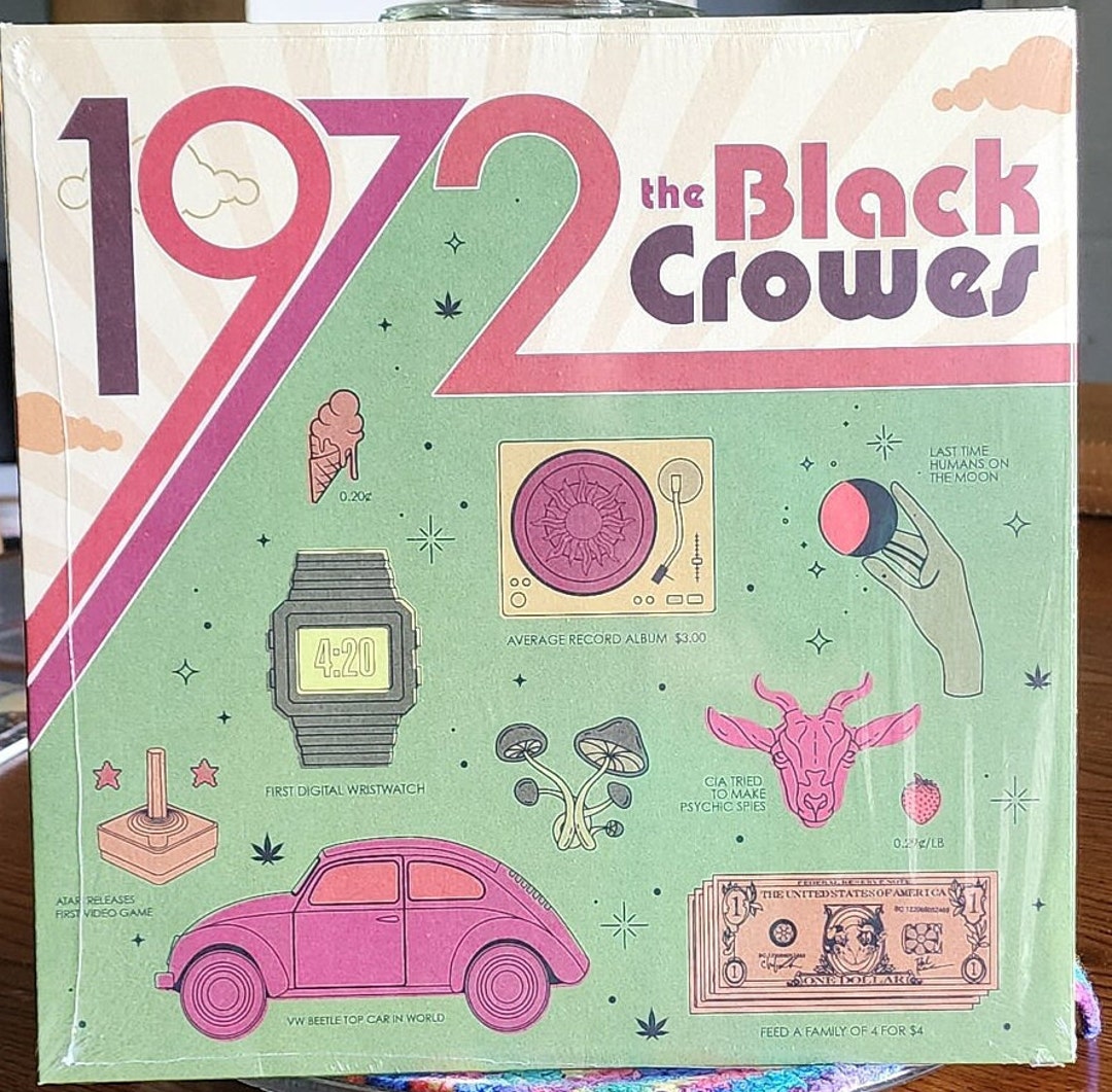 The Black Crowes 1972 2022 Silver Arrow Records ORIGINAL First Pressing ...