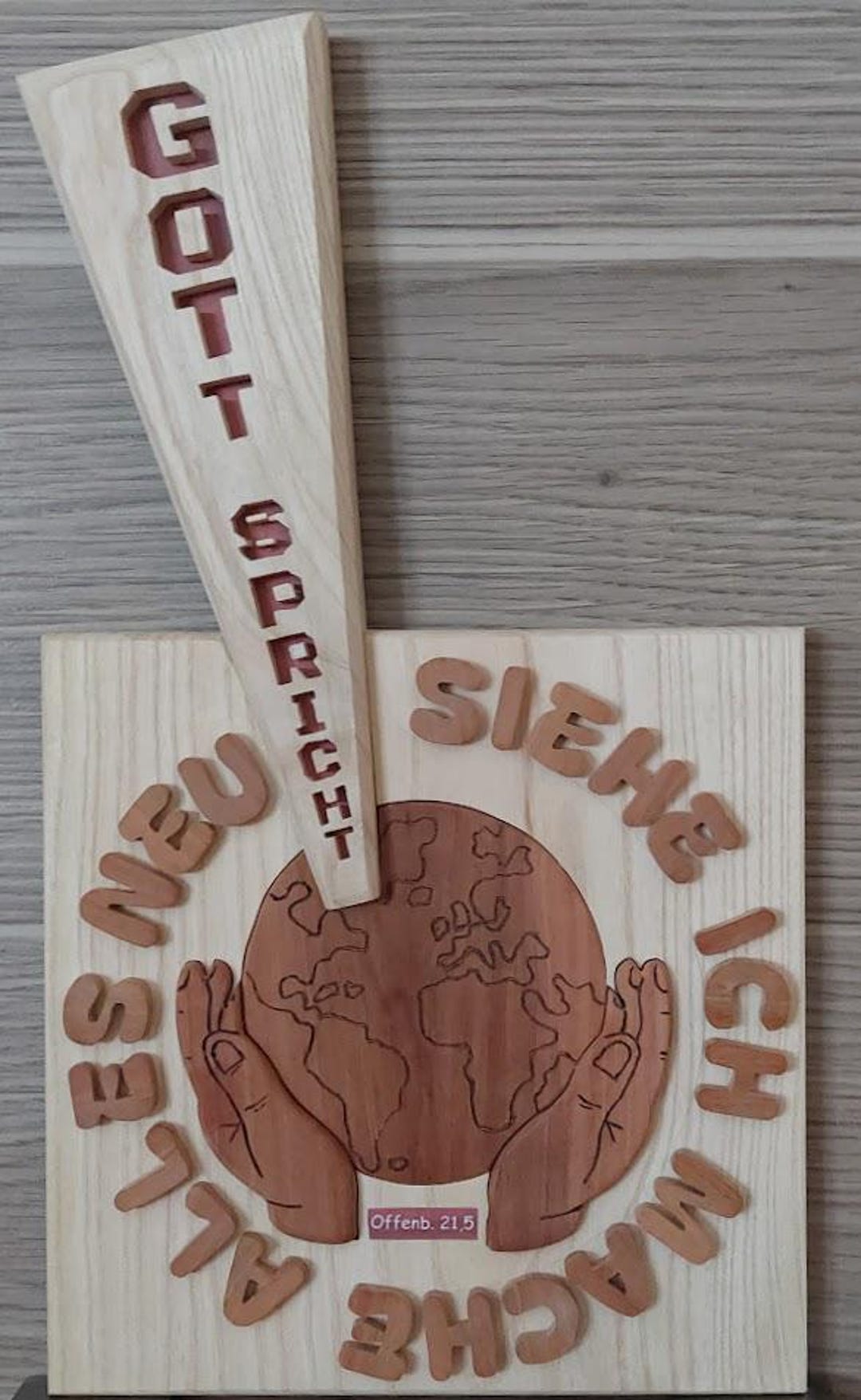 Wall Decoration With the Motto for 2026, Made of Wood - Etsy