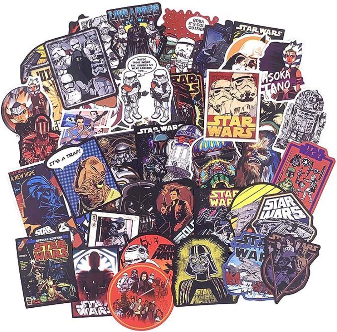 Star Wars Sticker Pack - Etsy