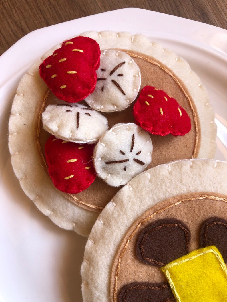 Deluxe Breakfast Set Felt Play Food Felt Breakfast Set Felt - Etsy