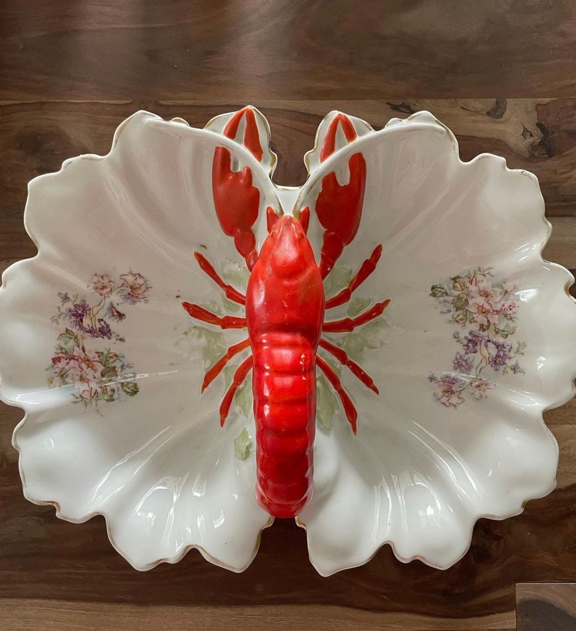 Antique Lobster Plate