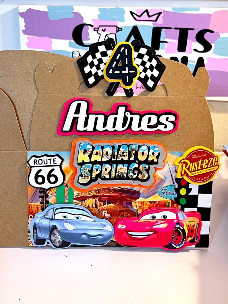 Cars Party Favor Boxes - Etsy