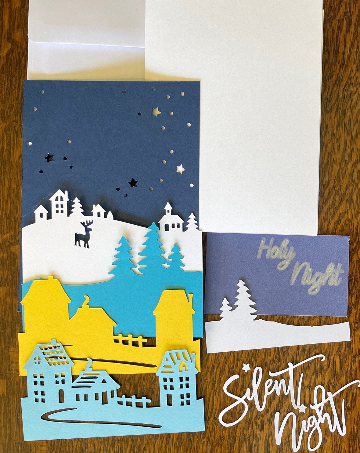 Create by Mindy DIY Card Kit: Handmade or Assembled Set of 4, Silent ...