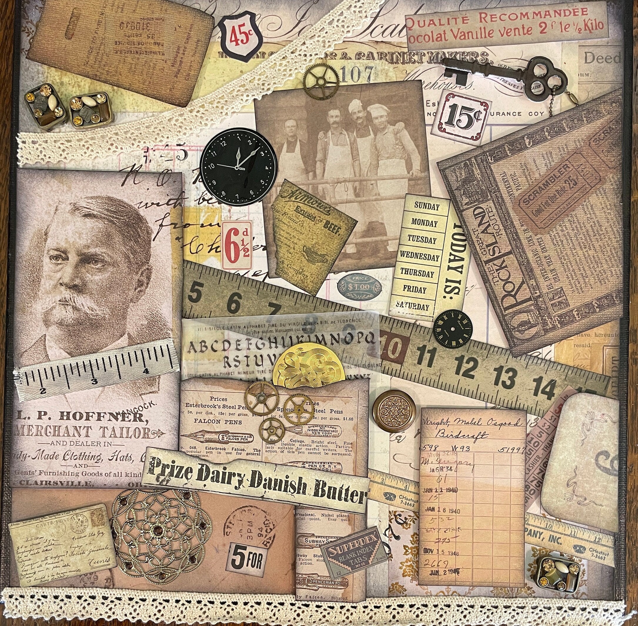 Vintage Canvas, "the Old General Store," Mercantile, Old Time Grocer ...