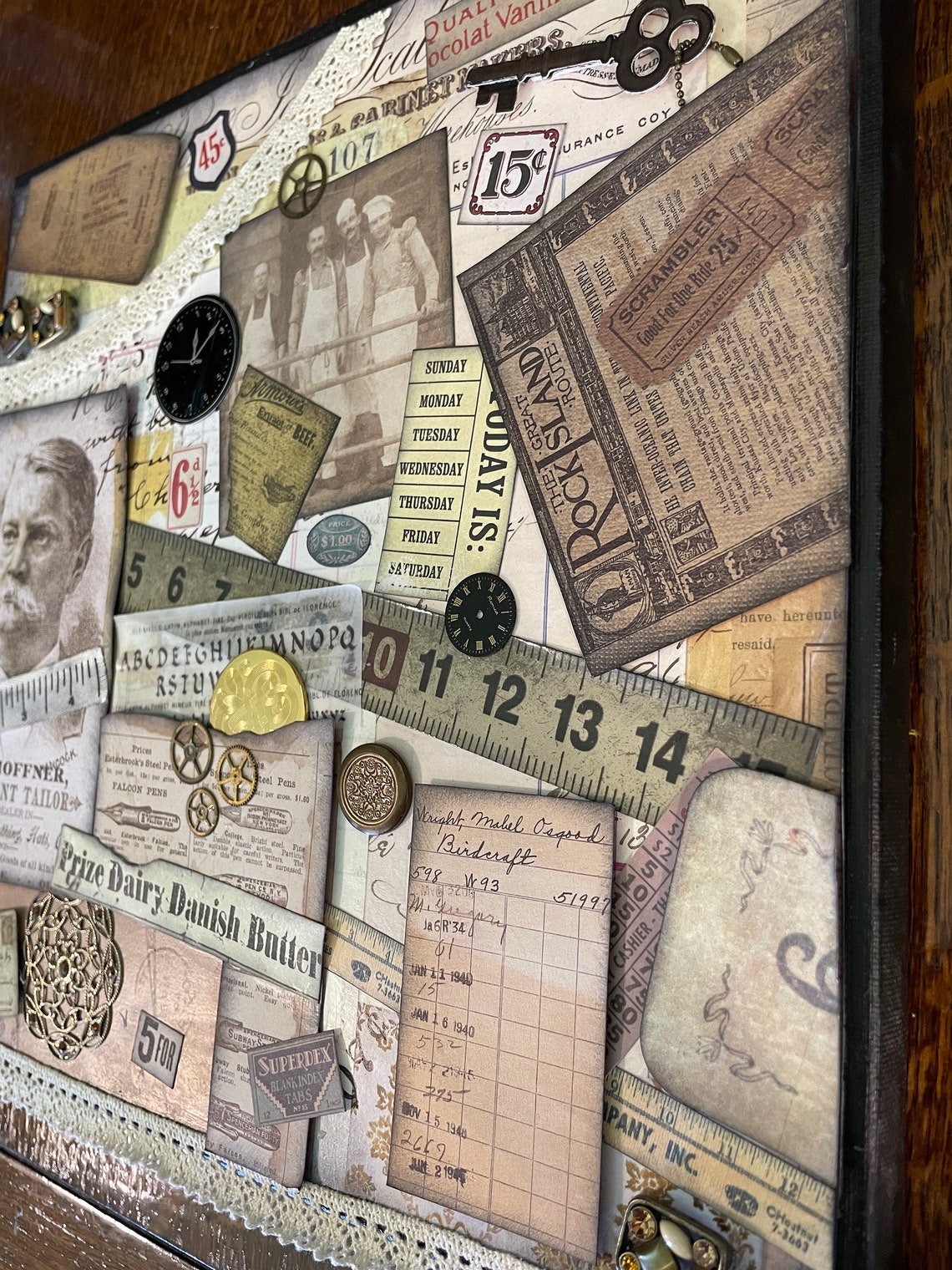 Vintage Canvas, "the Old General Store," Mercantile, Old Time Grocer ...