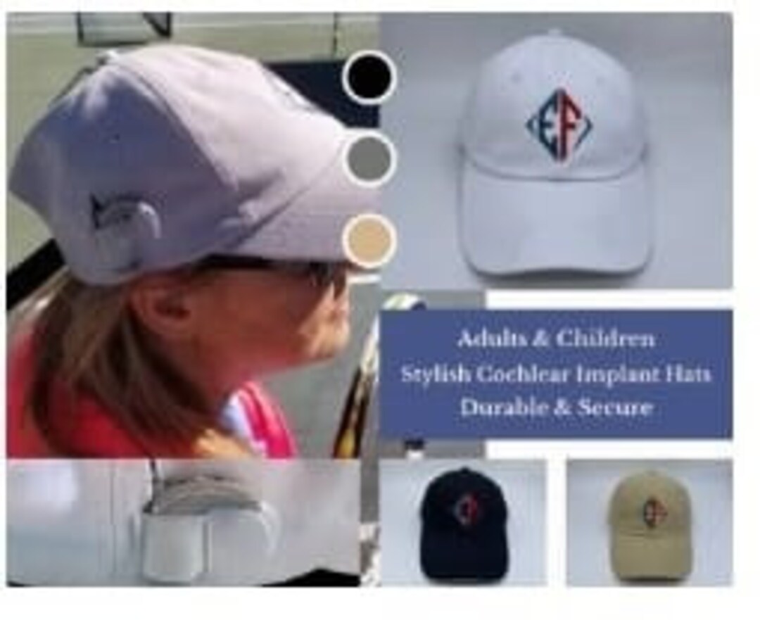 Cochhat Logo Cochlear Implant Hat Stylish Ear Free Cochlear - Etsy