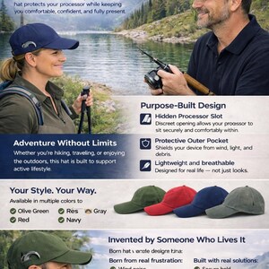 Cochlear Implant Accessories – BTE Friendly Baseball Cap With Secure ...