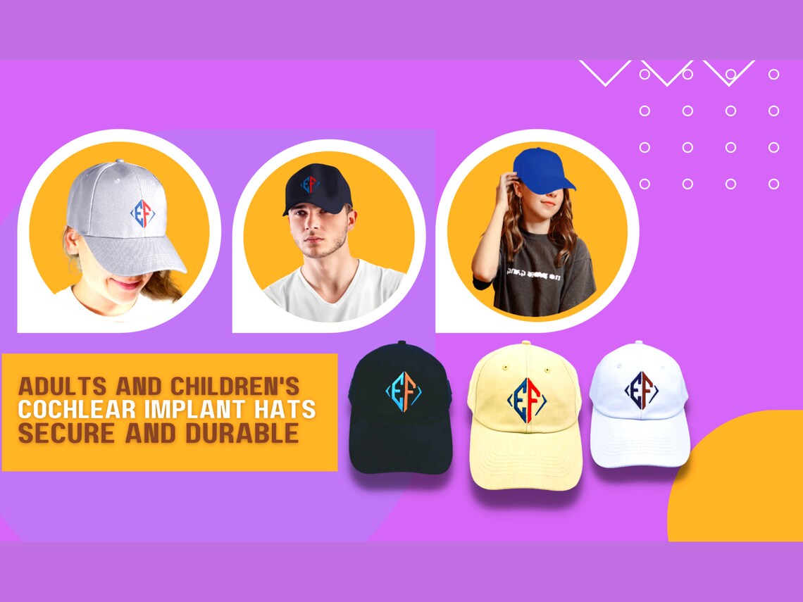 Cochhat Logo Cochlear Implant Hat Stylish Ear Free Cochlear - Etsy