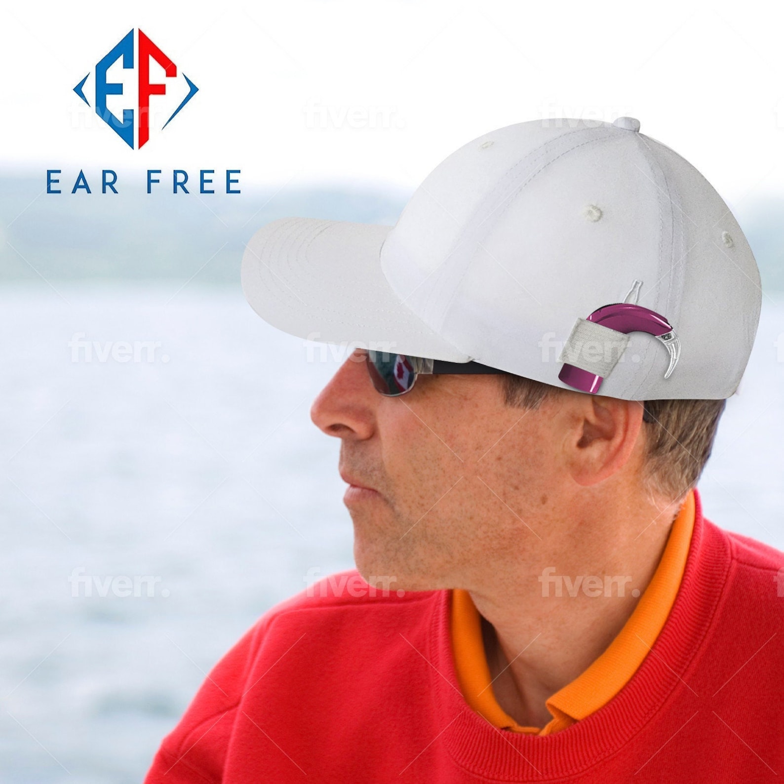 Adult Quick Dry Cochlear Implant Hat, Secure Outdoor Sports Hat for ...