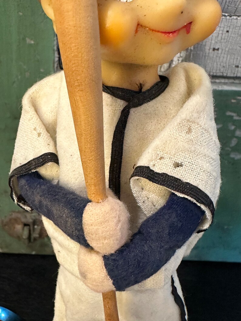 Vintage Baseball Player Doll TKR Japan Fourth 4th of July Fancy Doll ...