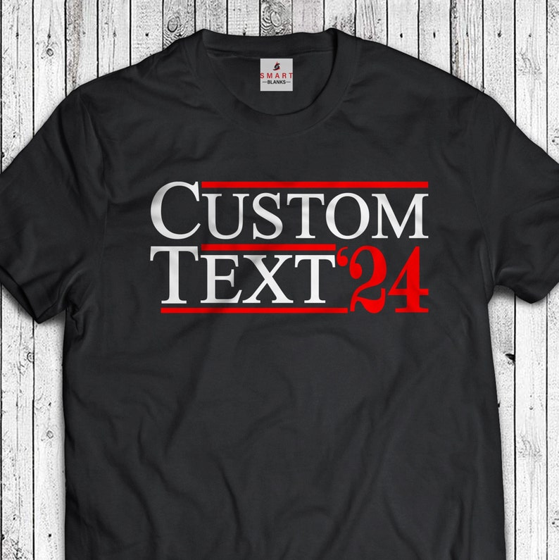 Presidential Election Custom Shirt Any Names & Year 2024 - Etsy