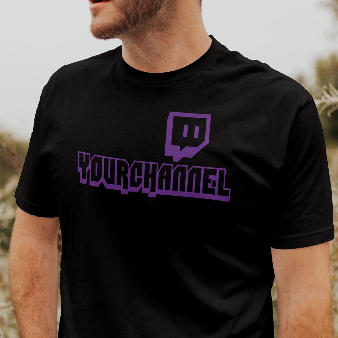 Streamer Custom Merch Your Channel Text Personalized Merch - Streamer ...