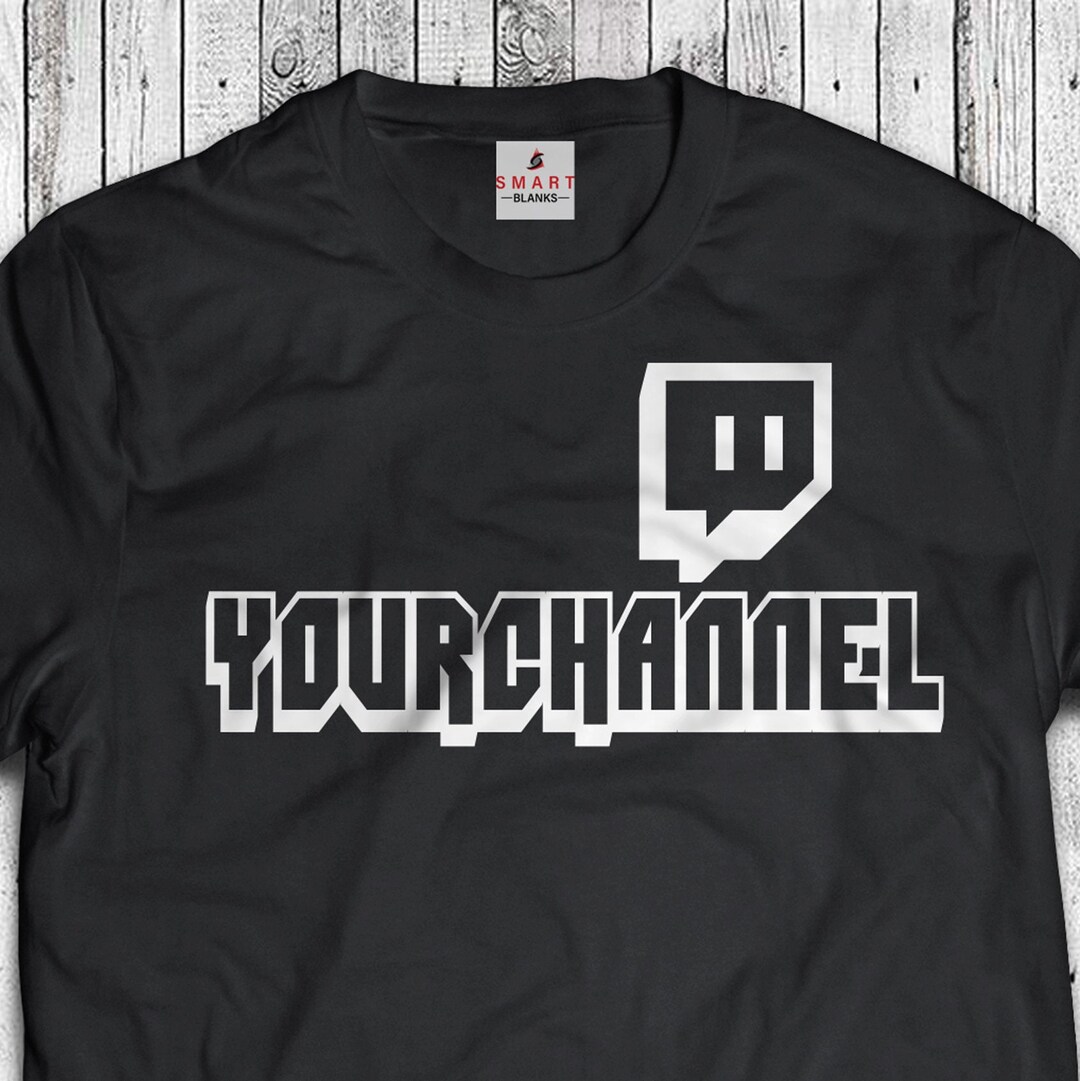Custom Streamer Tv Your Channel Text Personalized Merch - Streamer Gift ...