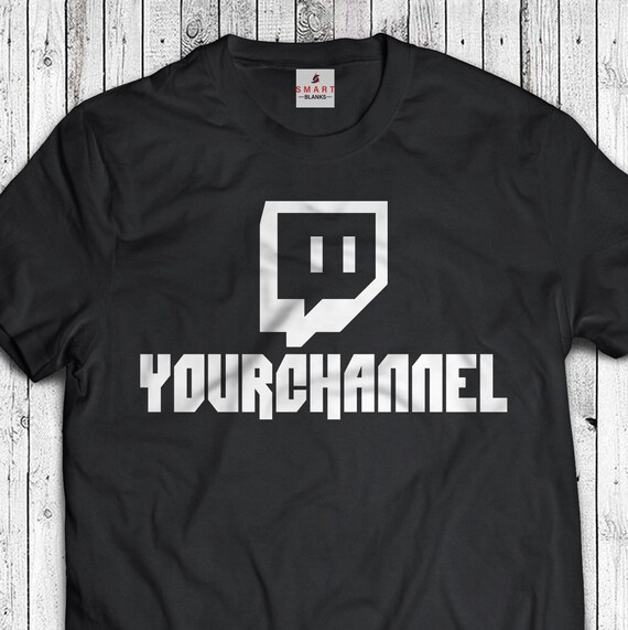 Twitch Tv Custom Shirt Your Channel Text TTV Personalized - Etsy