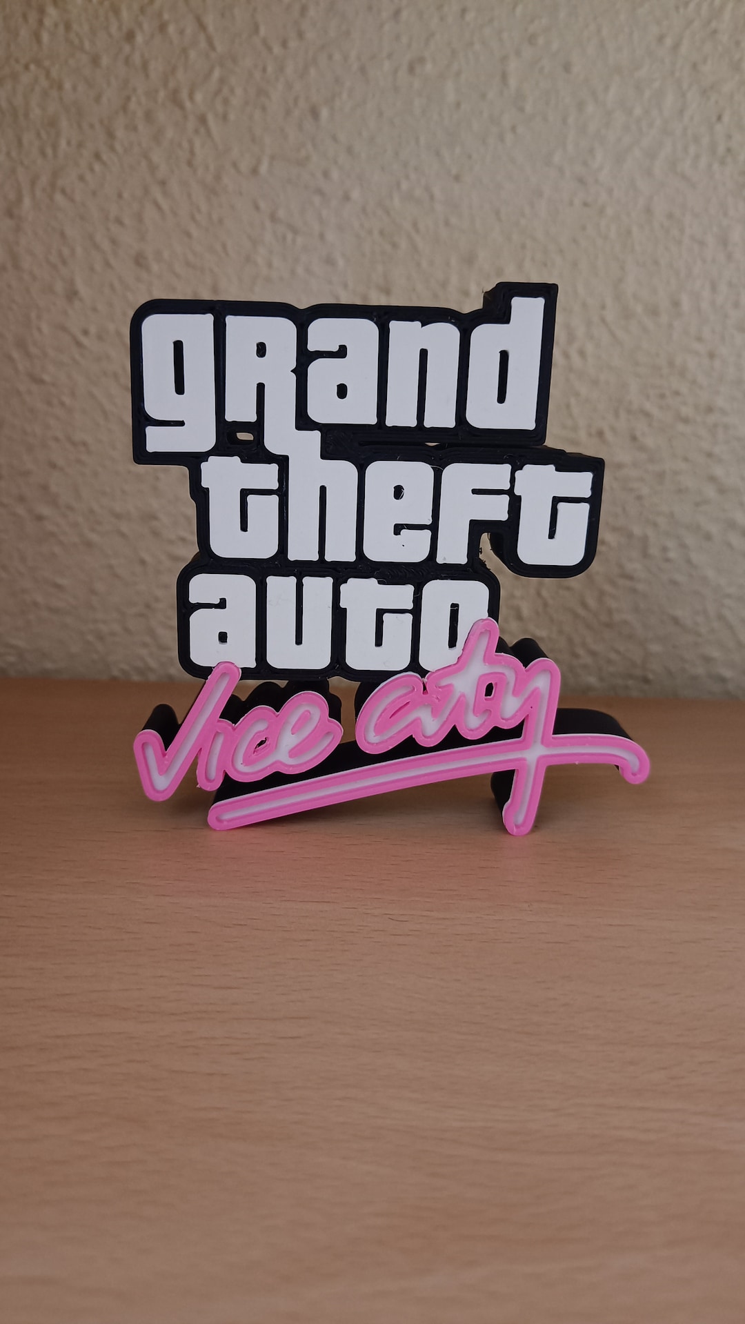 GTA grand Theft Auto Vice City 3D Signs - Etsy
