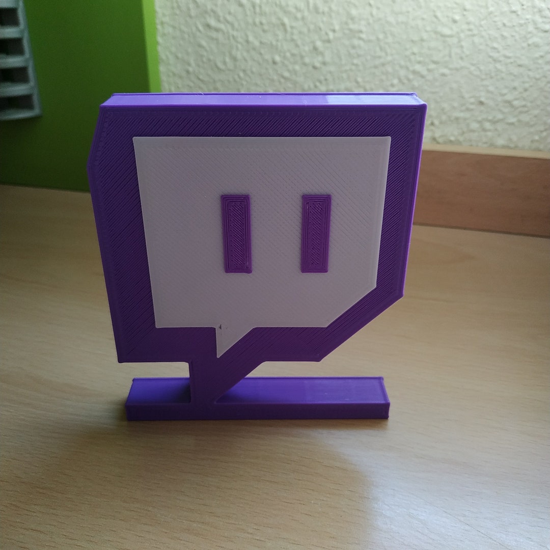 Twitch 3D Logo Poster - Etsy