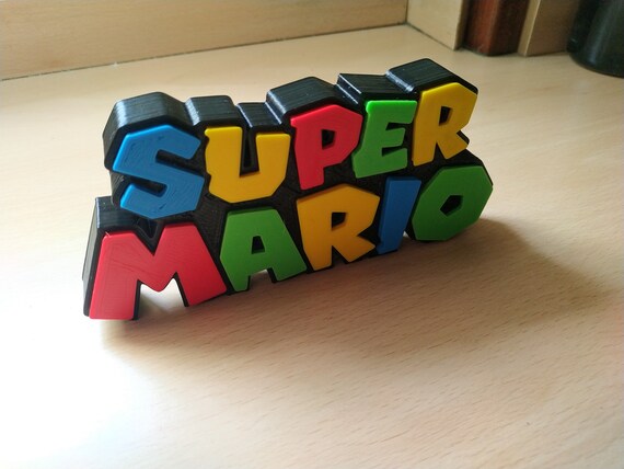 Super Mario 3D Logo - Etsy
