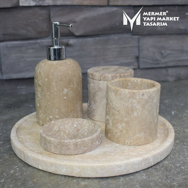 Stone Bathroom Accessories - Etsy