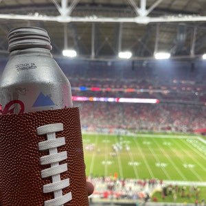 Football Leather Can Cooler 3-pack: NFL Fan Beer Koozie - Etsy